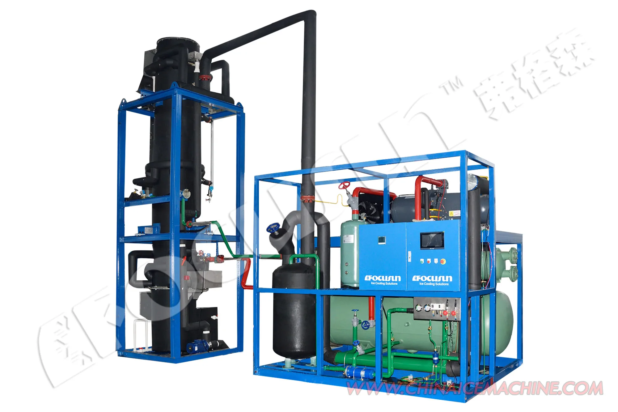 Small Industrial Tube Ice Machine For Sale,2 Tons Daily Production ...