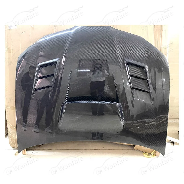 Wrc Style Carbon Fiber Engine Hood Bonnet For For 2006-2007 Subaru ...