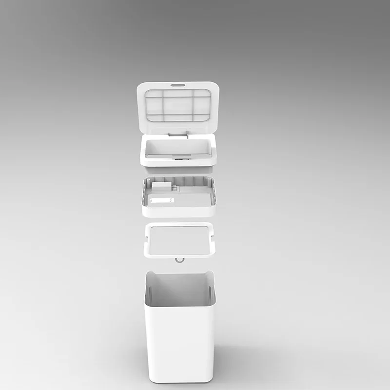 12l Sensor Automatic Plastic Smart Kitchen Waste Bin - Buy Bin ...
