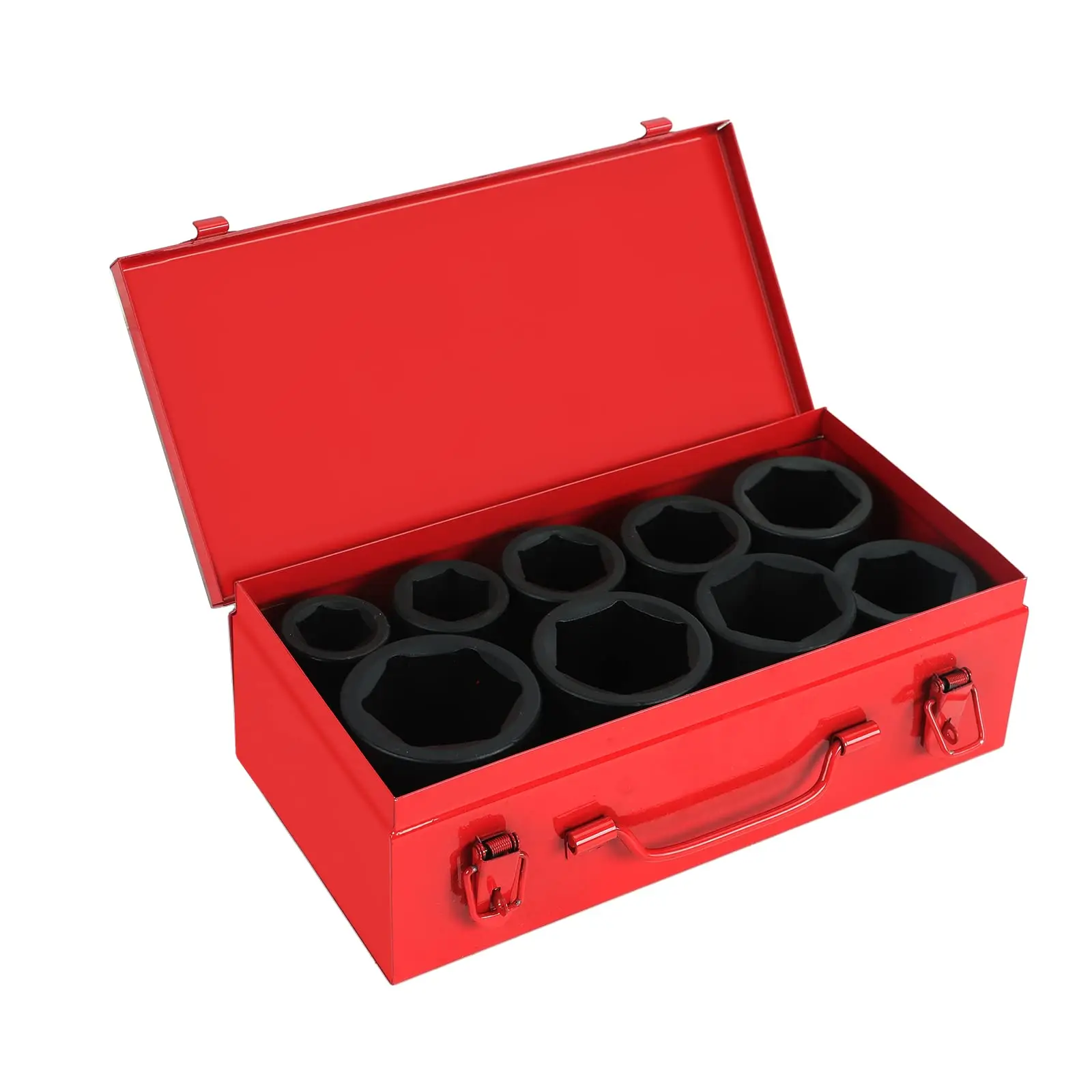 1 Inch Drive Deep Impact Socket Set Cr-Mo 6-Point (1-Inch - 2-Inch) 9pc ...