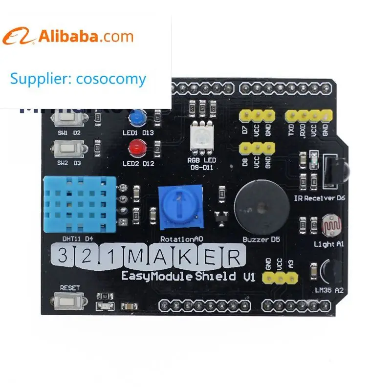 Arduino Multi-function Expansion Board Dht11 Temperature And Humidity ...