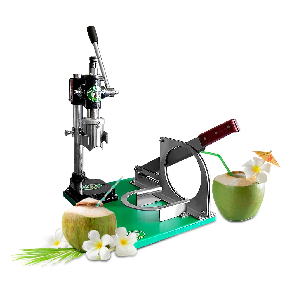 Young Green Coconut Opener Tool Dispositivos De Apertura De Coco Fruit ...