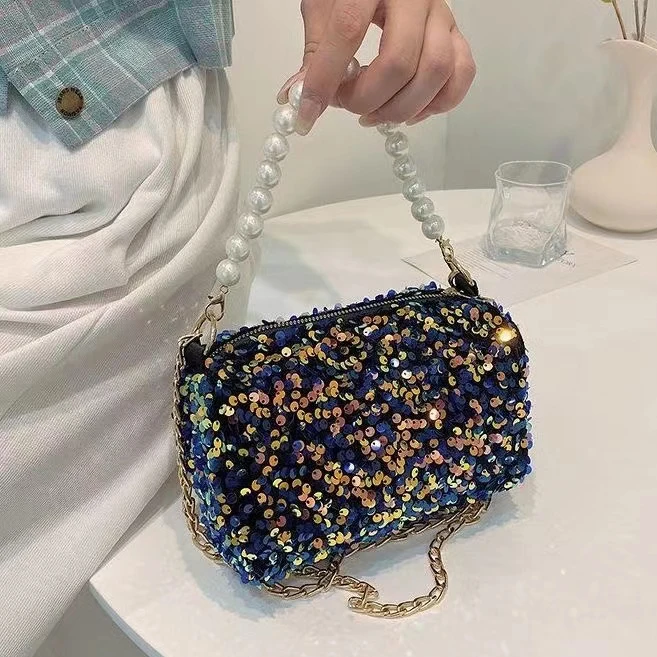 Fashion Bling Rhinestone Evening Clutch Bag Women Sac A Dos Paillettes ...