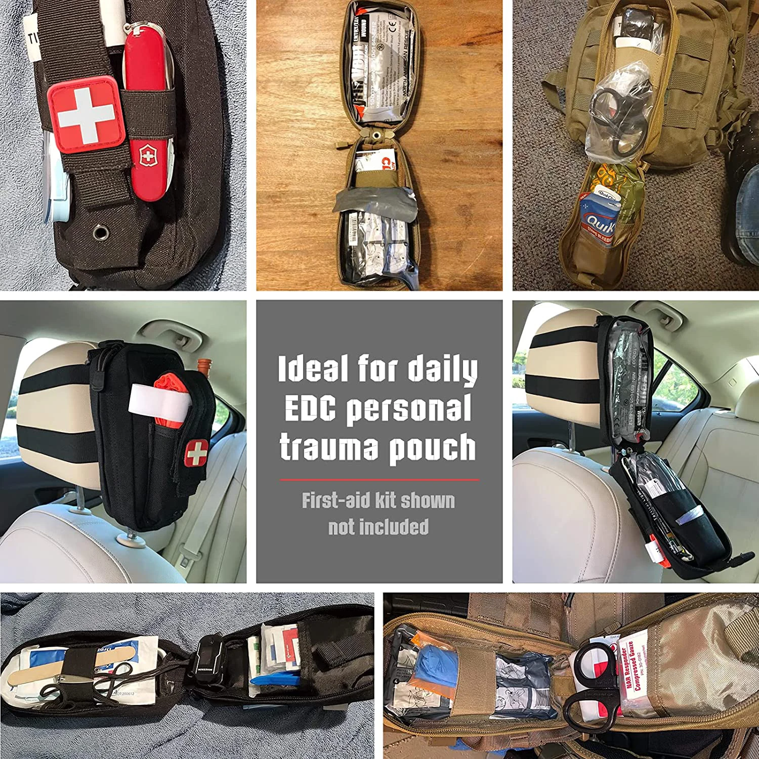 Trauma Ifak Pouch - Tactical First Aid Kit for Emergencies