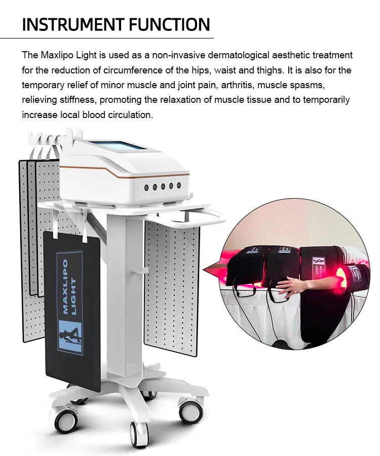 5d Non Invasive Led Laser 650nm Lipo Body Slimming Laser Red Light Fat ...