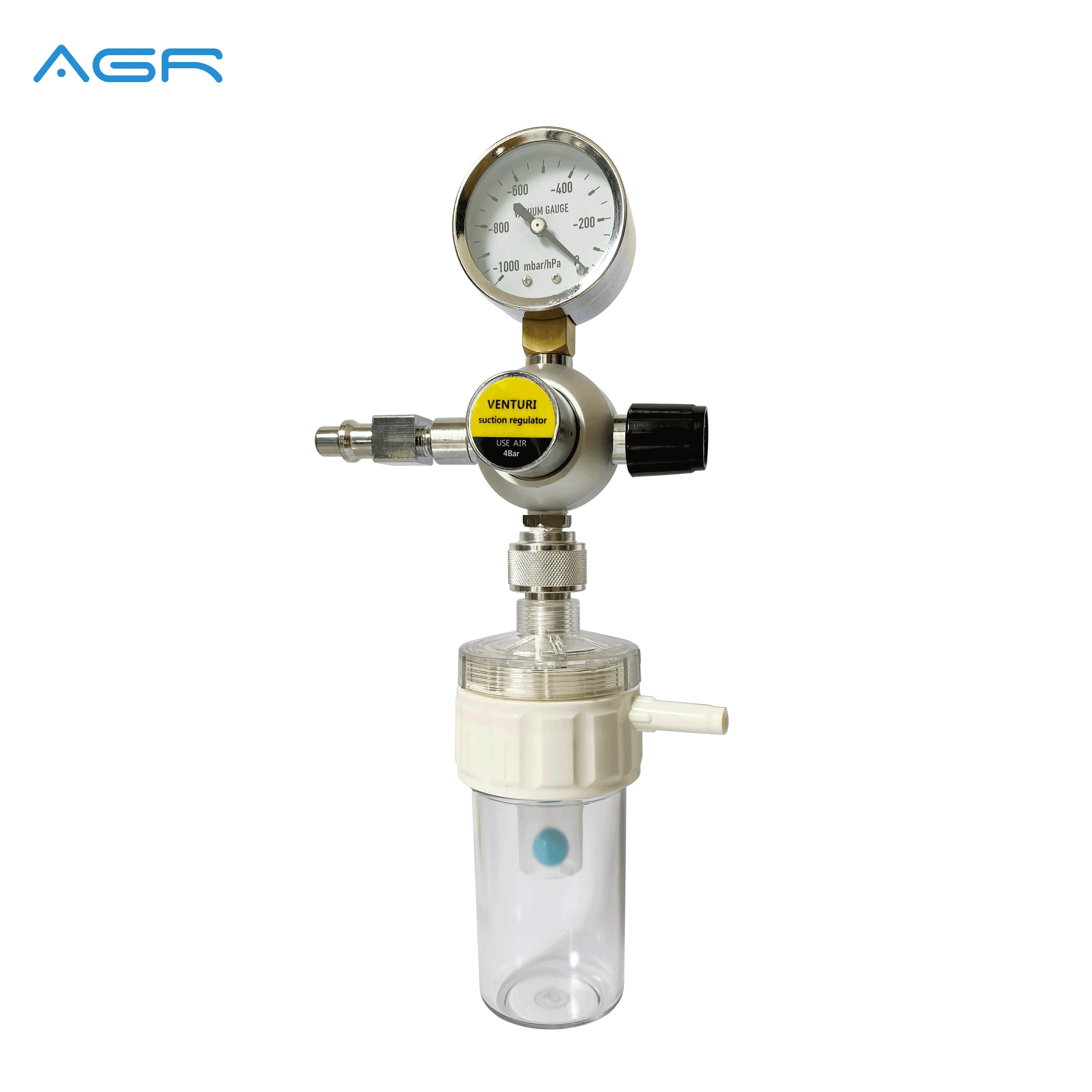 Medical Venturi Type Vacuum Venturi Regulator with Suction Bottle
