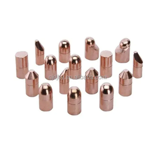 Resistance Spot Welding Consumable Pointed Electrodes Dome Tips Copper ...