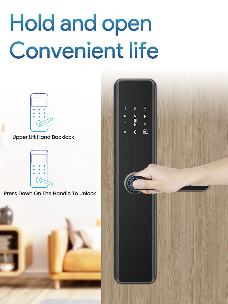 Cerradura Digital Safety Electric Biometric Intelligent Remote Password ...