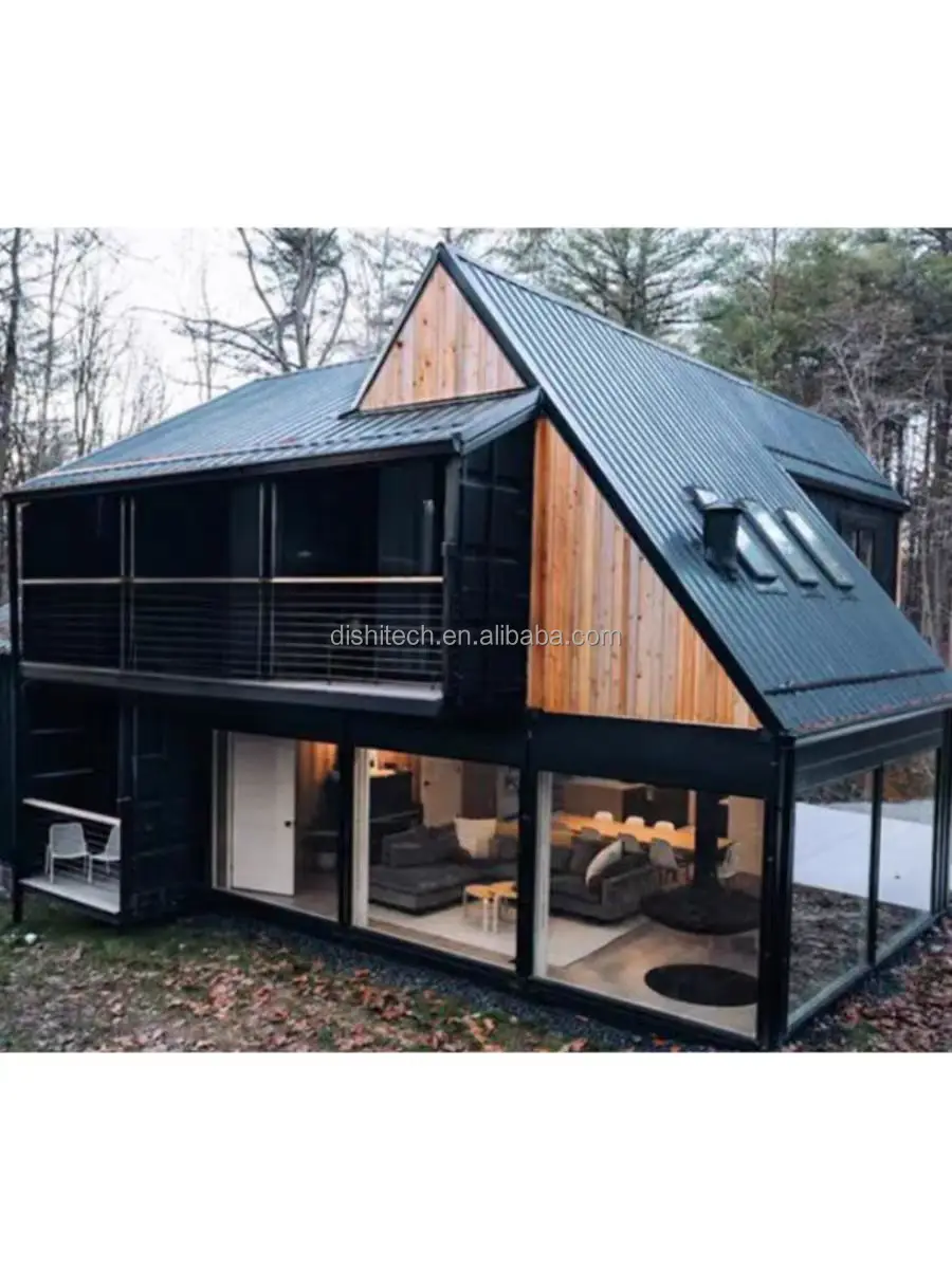 Modular Construction Of Wooden Shacks And Villas For Prefabricated ...