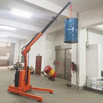200kg 300kg 500kg 800kg 1000kg Hand Operation Mobile Mini Crane Portable Small Lift Floor Crane ...
