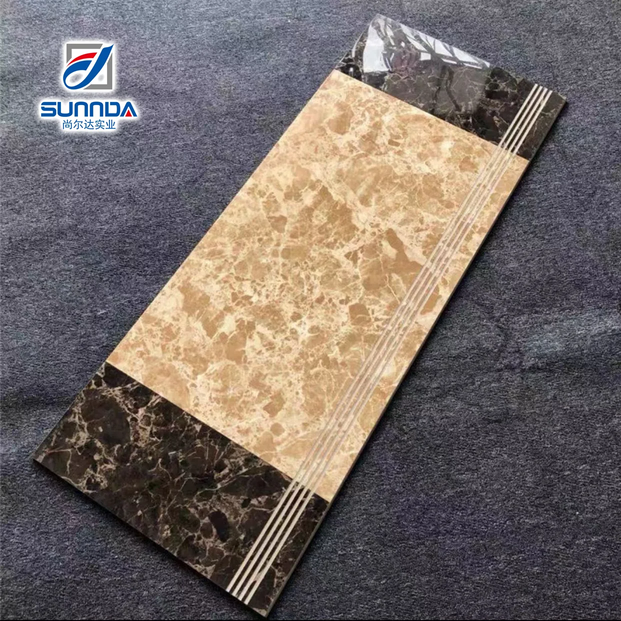 Decorative Stair Treads Staircase Step Tile Non-slip Risers Matt Glossy ...