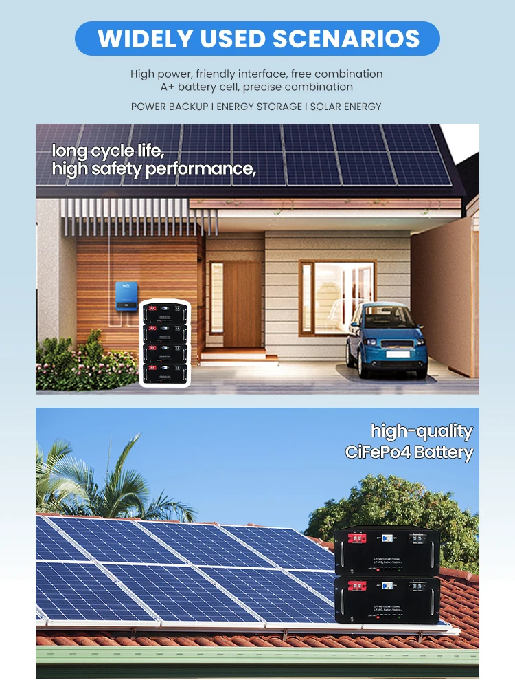 Smart Led Energy Storage System Bms 48v 50ah 100ah 200ah Lfp Battery 4 ...