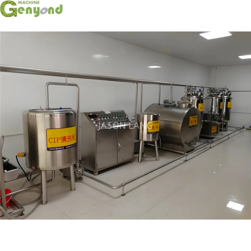 Genyond Factory Pasteurizador Homogenizer UHT Pasteurization 1000L Milk Production Line Dairy ...