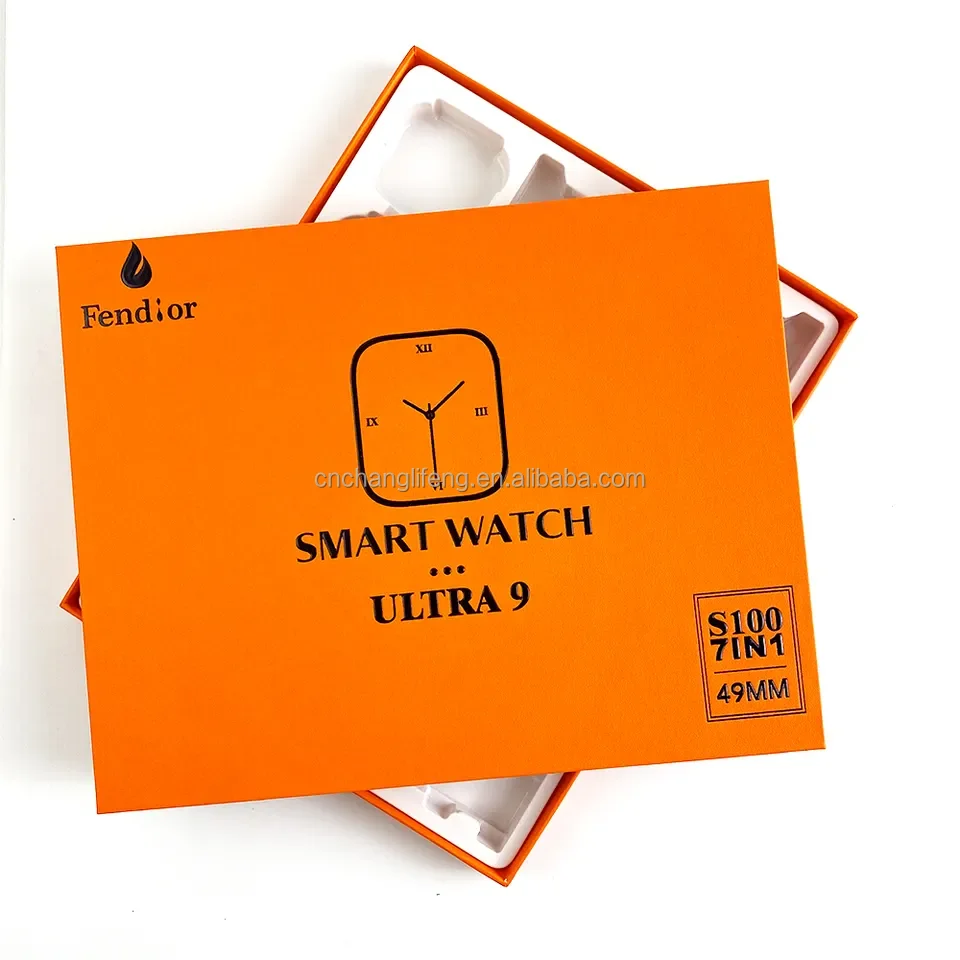 Smart Watch 2024 S100 Ultra 7in1 7in1 2.02 Wireless Charging Fpc Button ...