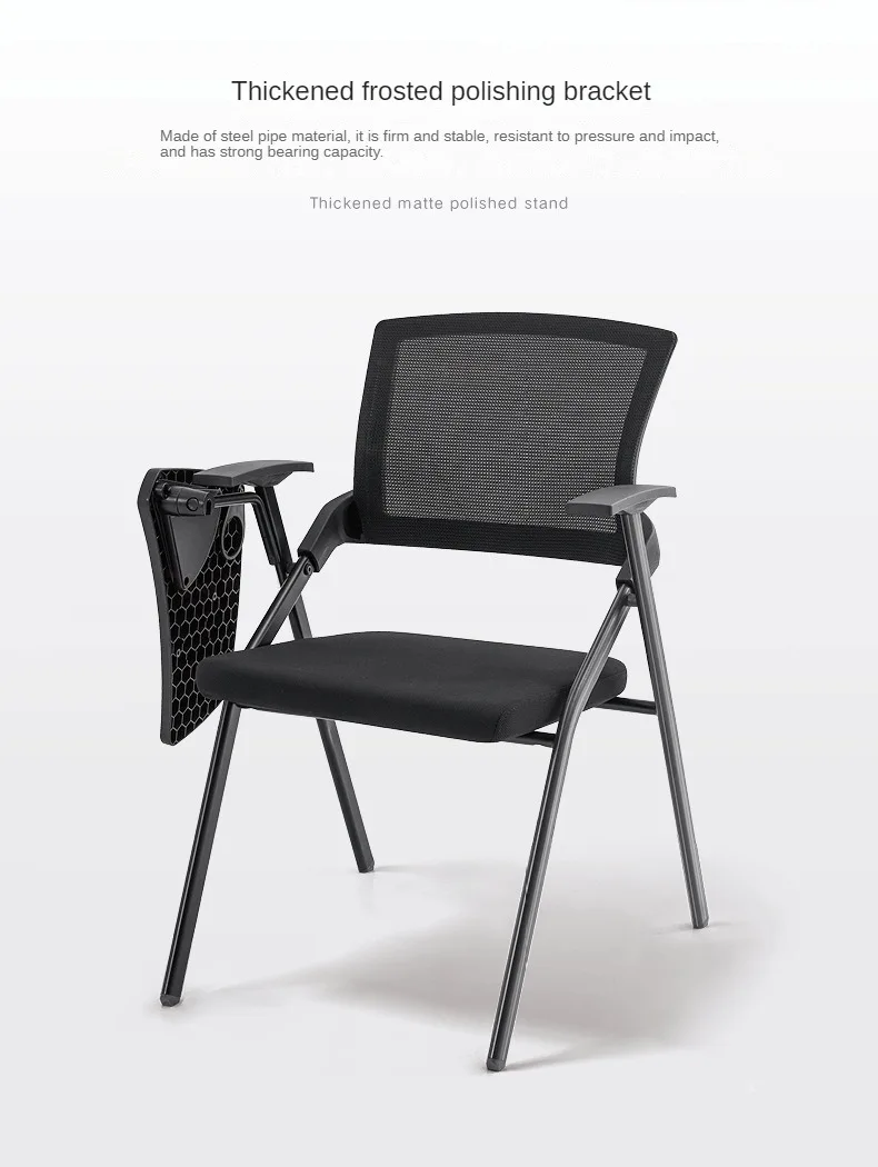 Modern Conference Training Folding Chair with Writing Desk