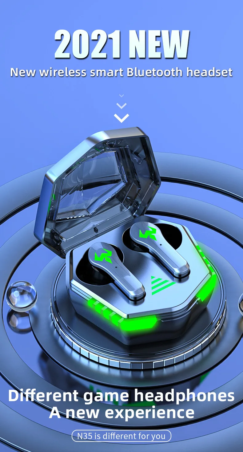 Audifonos N35 Tws Magnet Gaming Rgb In-ear Airbuds Pro Earplugs ...