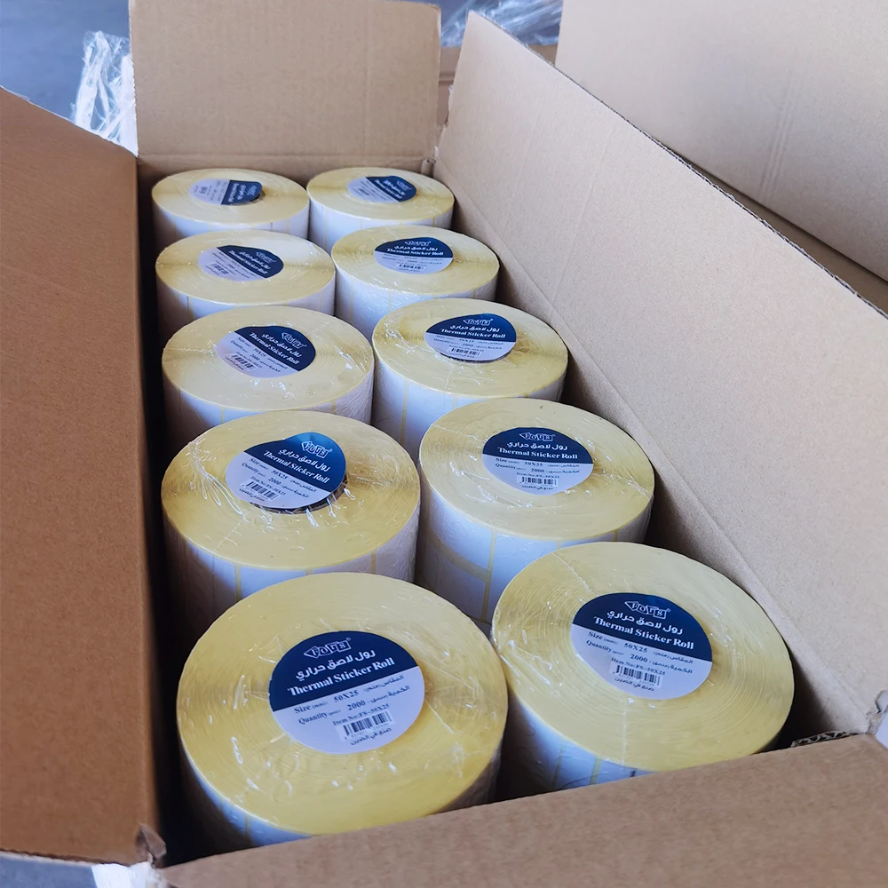 Factory Price White Blank 4x6" Shipping Label Waybill Adhesive Sticker ...