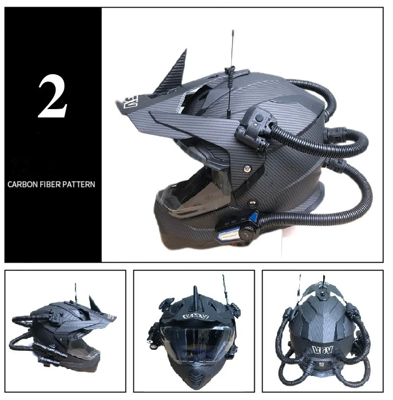 Smart Helmet with Wireless Dashcam - High Security Moto Gear