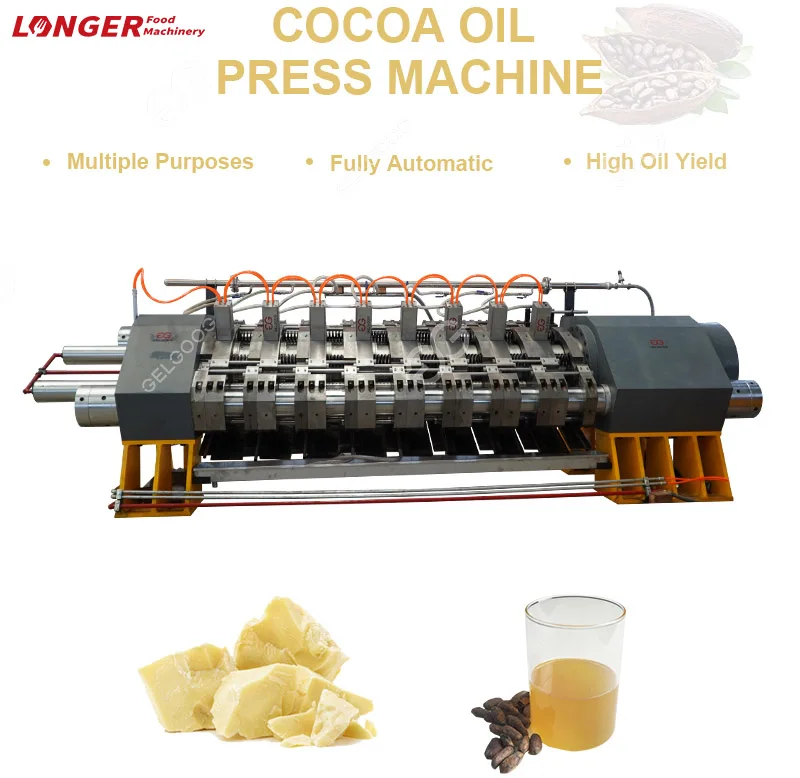 Hydraulic Cacao Bean Butter Cocoa Press Machine for Food & Beverage ...
