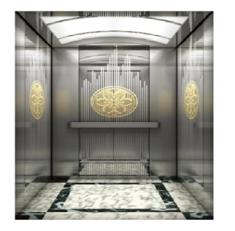 Msds Popular Luxury Pvc Floor Traction Driven Elevator 1250kg Large ...