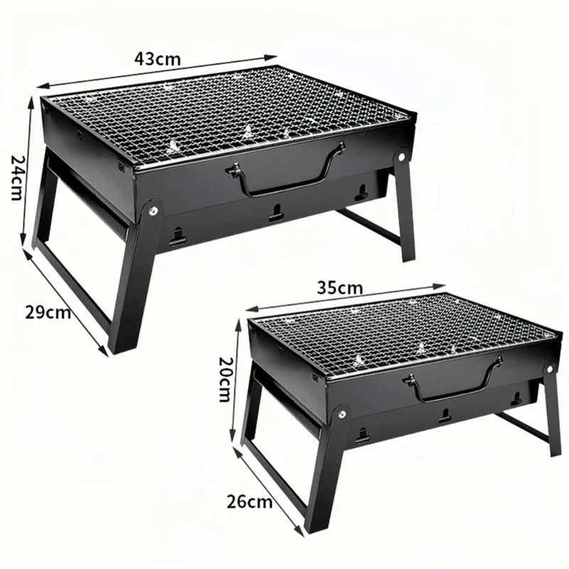 Factory Price New Design Folding Notebook Charcoal Barbecue Grill ...