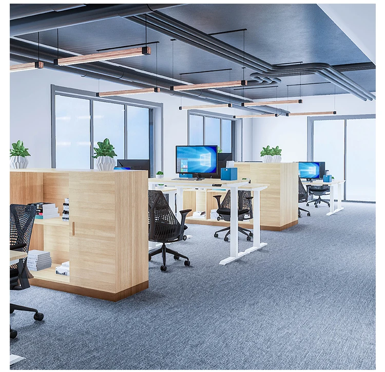 Modern Office Dual Motor Electrical Standing Desk Frame/ Standing ...