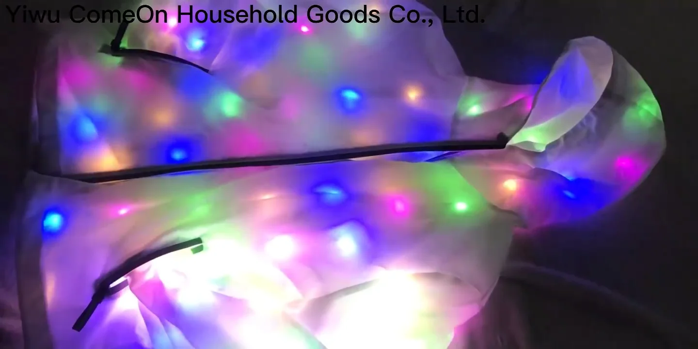 Factory Rave Fiber Luminous Led Jacket Coat Light Hoodies Costume For ...