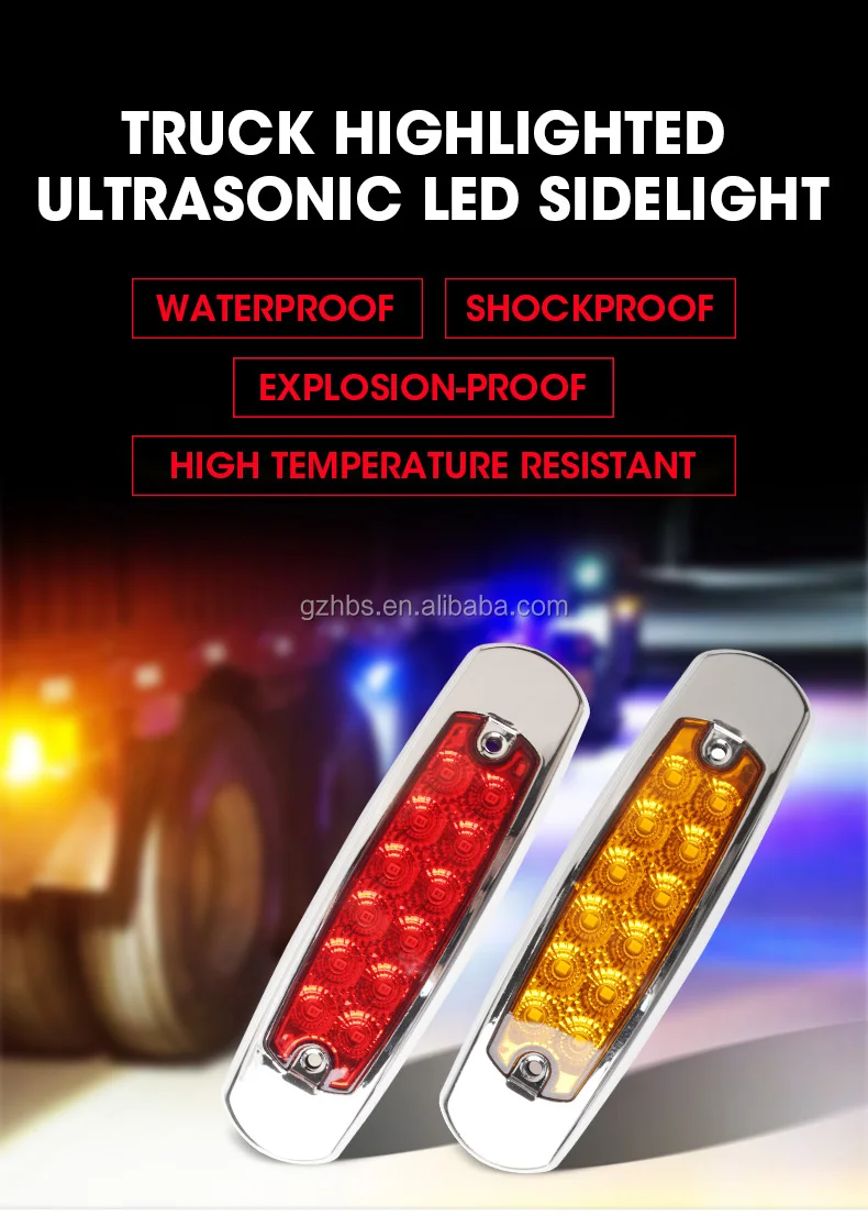 Hot Sale Truck Trailer Reverse Spare Bar Parts Bumper Car Side Lamp ...