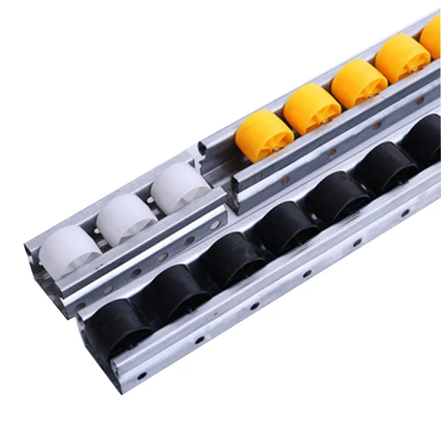 High Load Bearing Capacity Flanged Flow Rail Conveyor Galvanized Steel ...