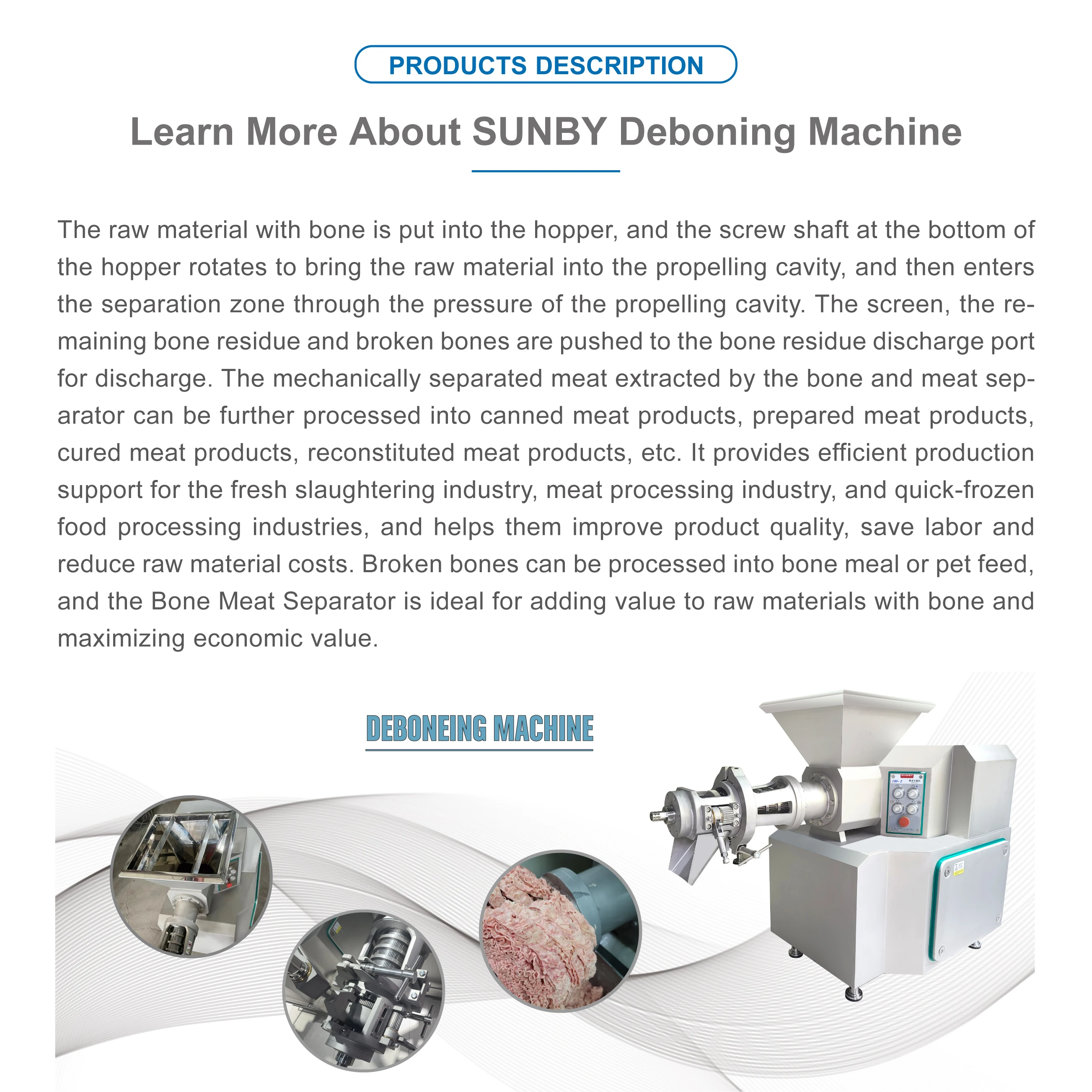 Fully Automatic Deboner - Efficient Meat Processing
