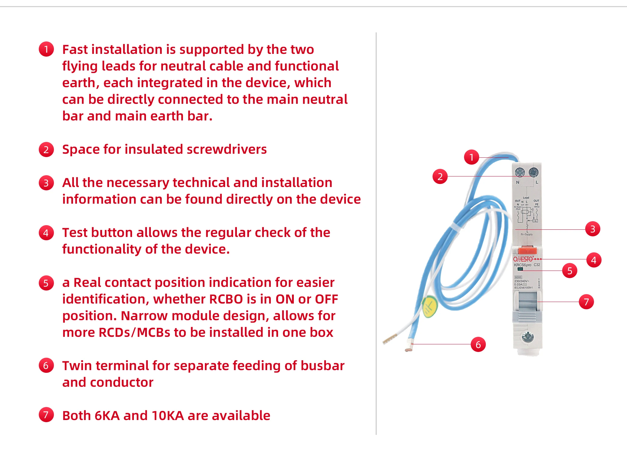 Onesto Residual Current Operated Circuit Breaker with Integral ...
