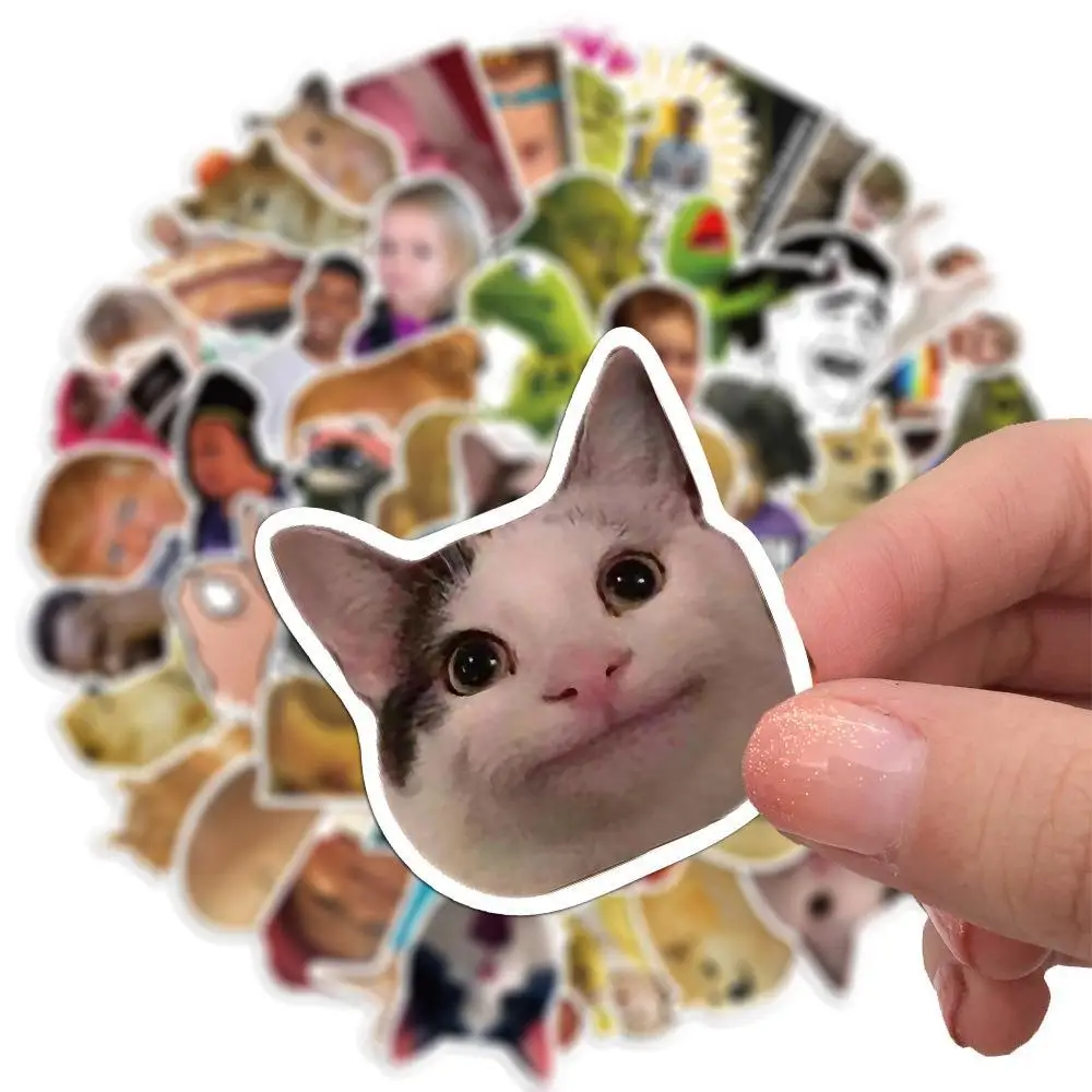 100 Popular Memes Graffiti Stickers - Waterproof & Customizable