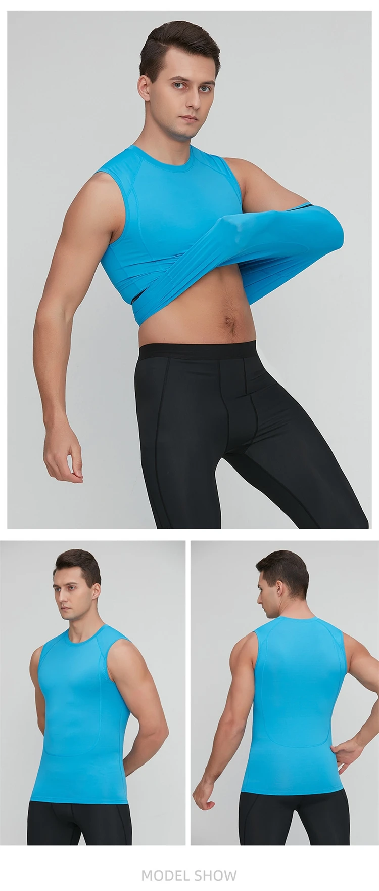 Compression Tank Tops Men Singlet Seamless Running Singlet Men Summer ...