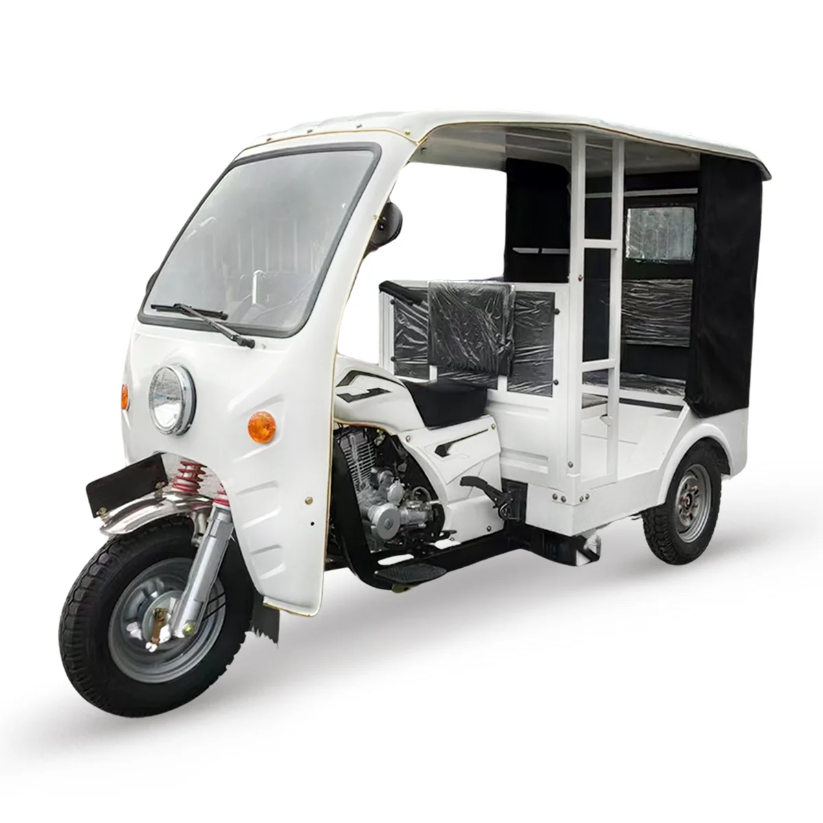 200cc Air-Cooled Passenger Tricycle Tuktuk Moto Three Wheel Taxi 6 Seat ...