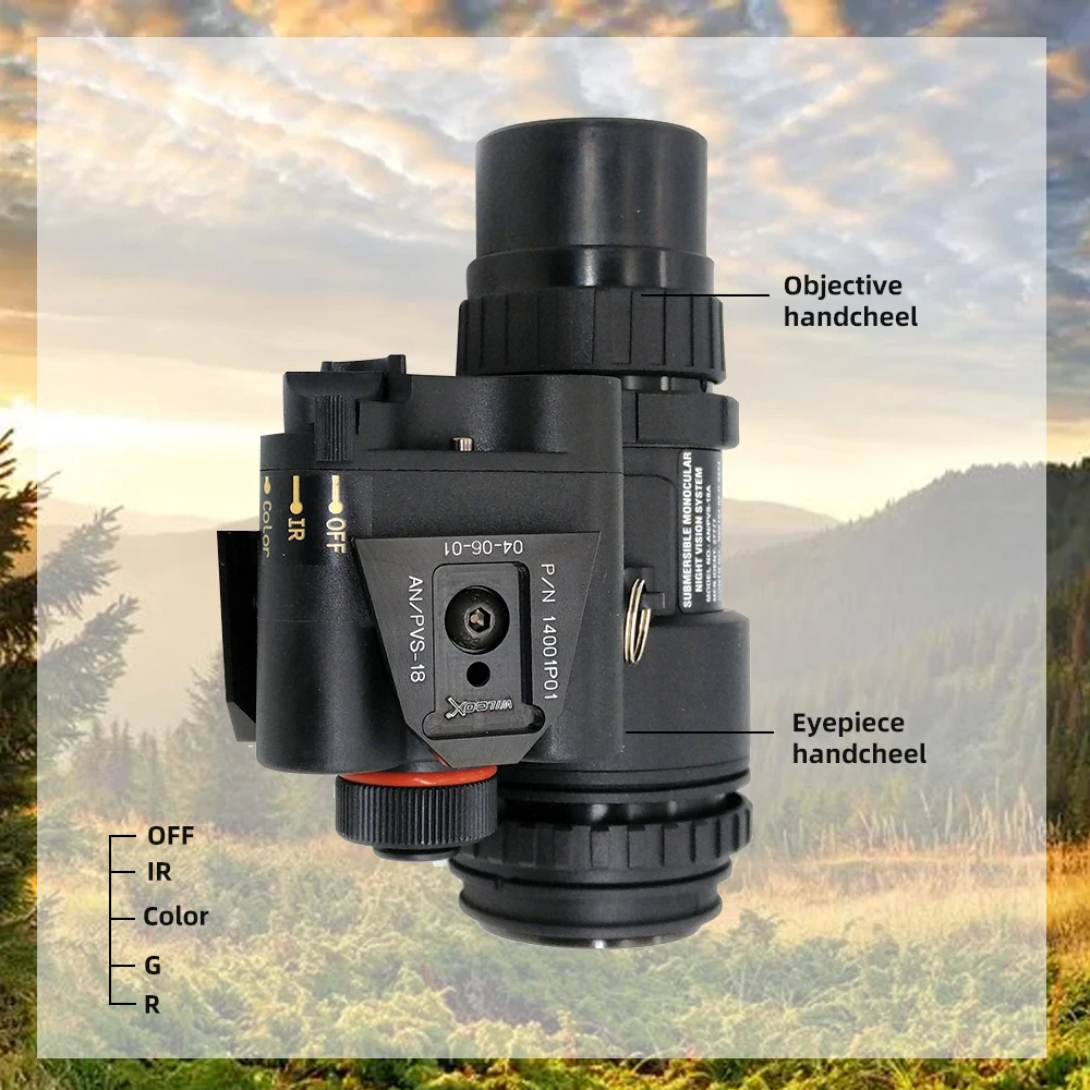 Secozoom Head Mounted Night Vision Goggles For Hunting & Outdoor