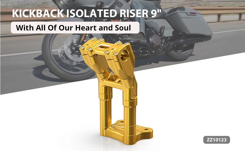NICECNC Modular Kickback Handlebar Risers for Harley Street Glide FLHX 2006-2020 2021 2022 2023 ...