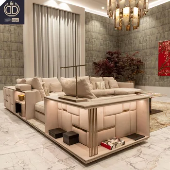 Luxury Custom Made Villa Furniture Modular Sofa One Stop Solution ...