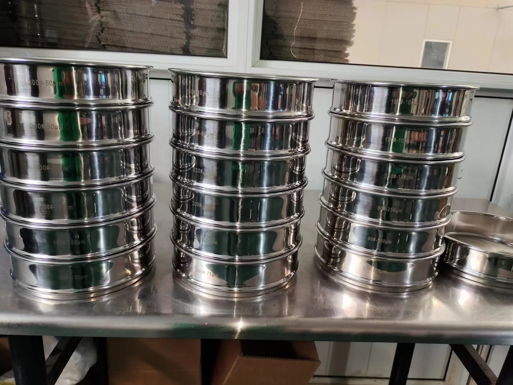 Lab Woven Wire Mesh Stainless Steel Copper Test Sieve For Soil Testing ...