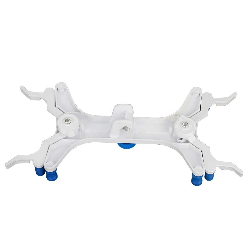 HAIJU LAB Aluminum Double Burette Clamp Fixed Butterfly Style Spring ...