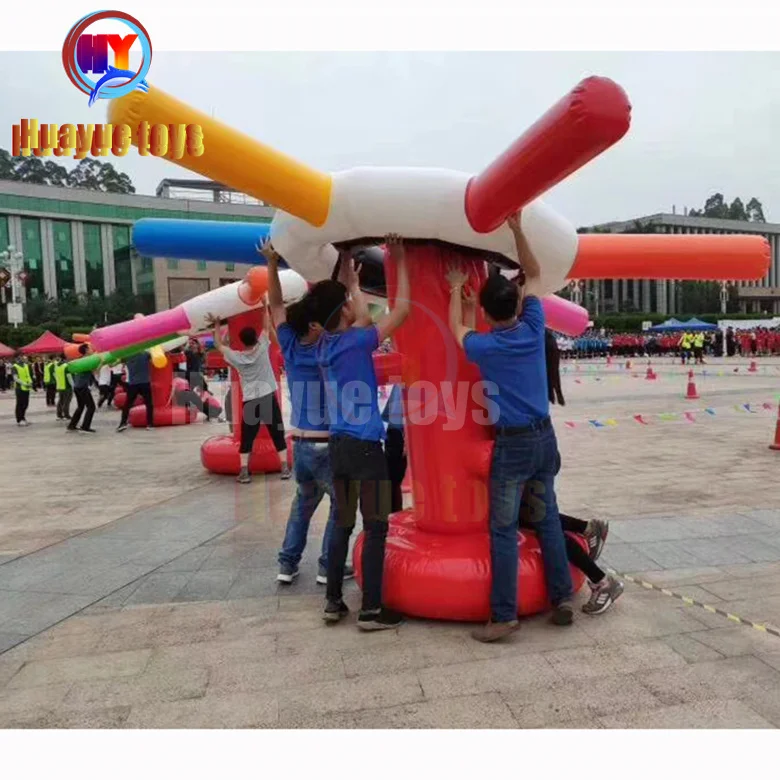 Fun Inflatable Team Building Games Object Moving Activity Fun Sports ...