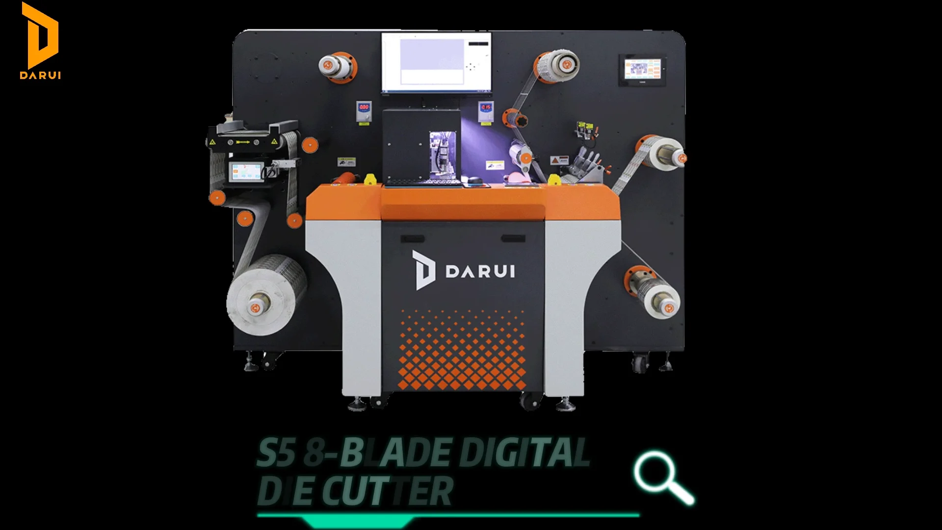 Darui S4 Width 330mm Sticker Printer Roll To Roll Digital Label Cutter Machine - Buy Roll To ...