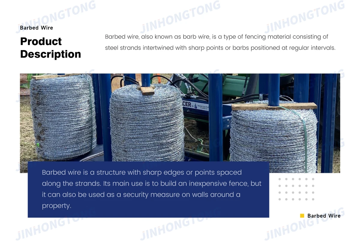 Factory Price Galvanized Razor Wire Barbed Wire Fence Barbed Wire Hot ...