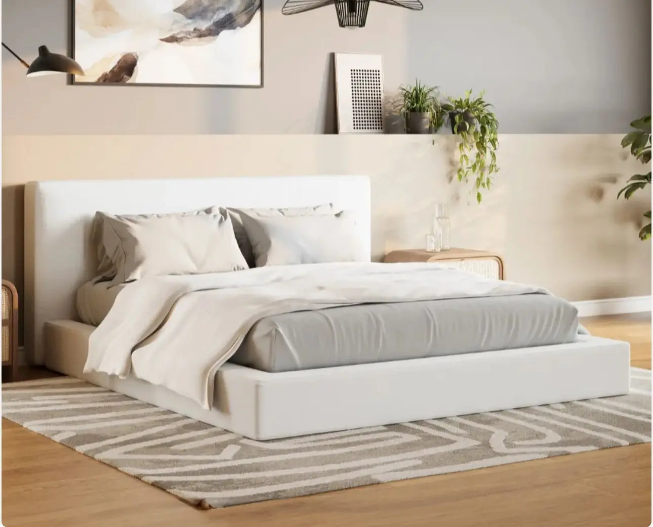 LFZC Soft Bed Frame - Comfortable, Foldable, and Easy Transport