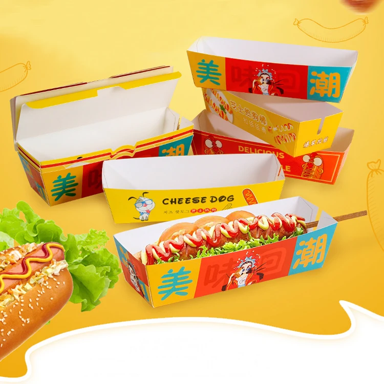 Top Manufacturer of Cheap Price Custom Print Hot Dog Boxes