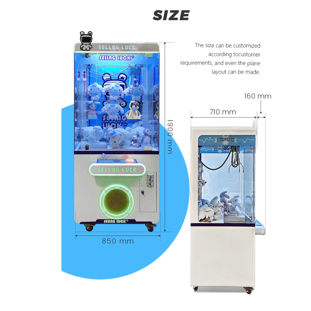 Alibaba.com: Mini claw machine with coin and bill acceptor, plush doll ...