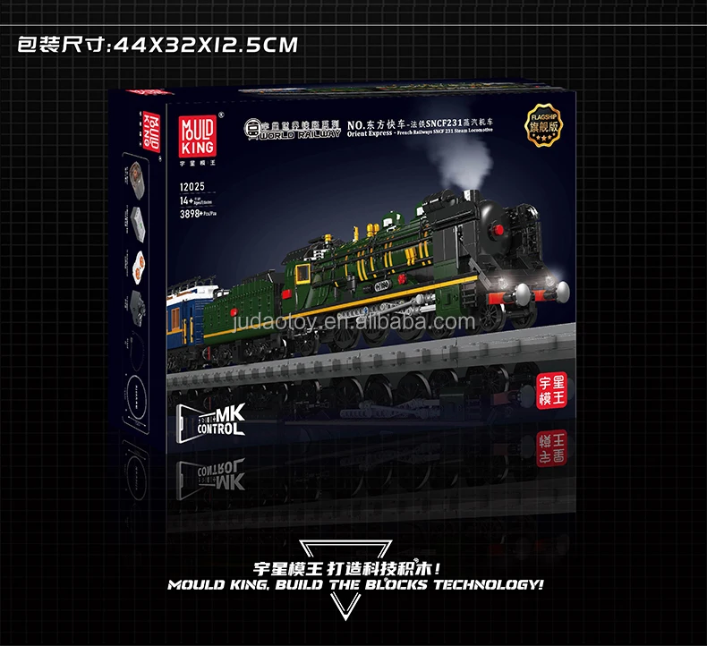 Mould King 12025 Technicals Train City Series - the Orient Express