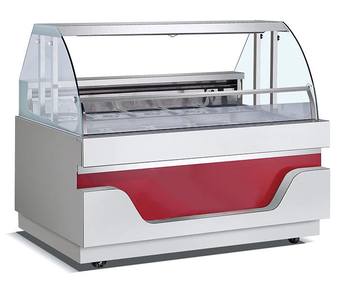 Vertical Beverage Showcase Freezer - High Quality Display