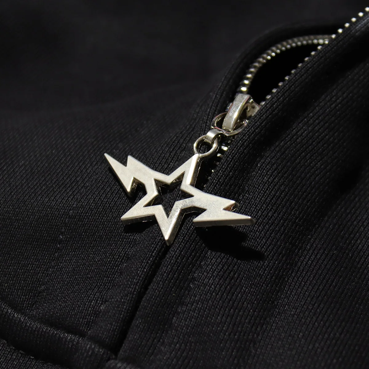 Wholesale Full Zip Hoodies Puff Print Men Zipper Luxury 500gsm Hoodie ...