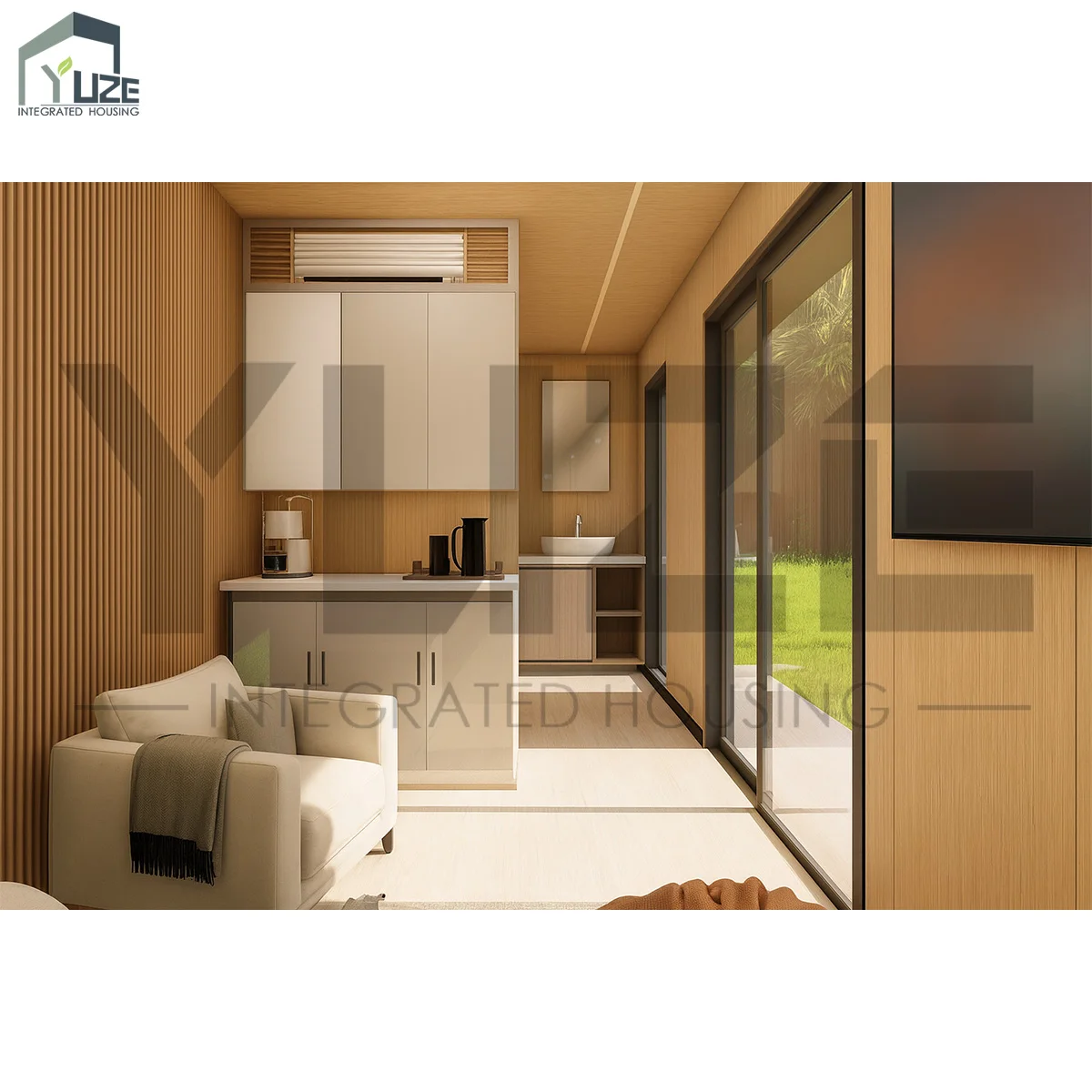 20ft 40ft Customizable Prefab Outdoor Residential Use Modular Shipping Container Home for Living ...