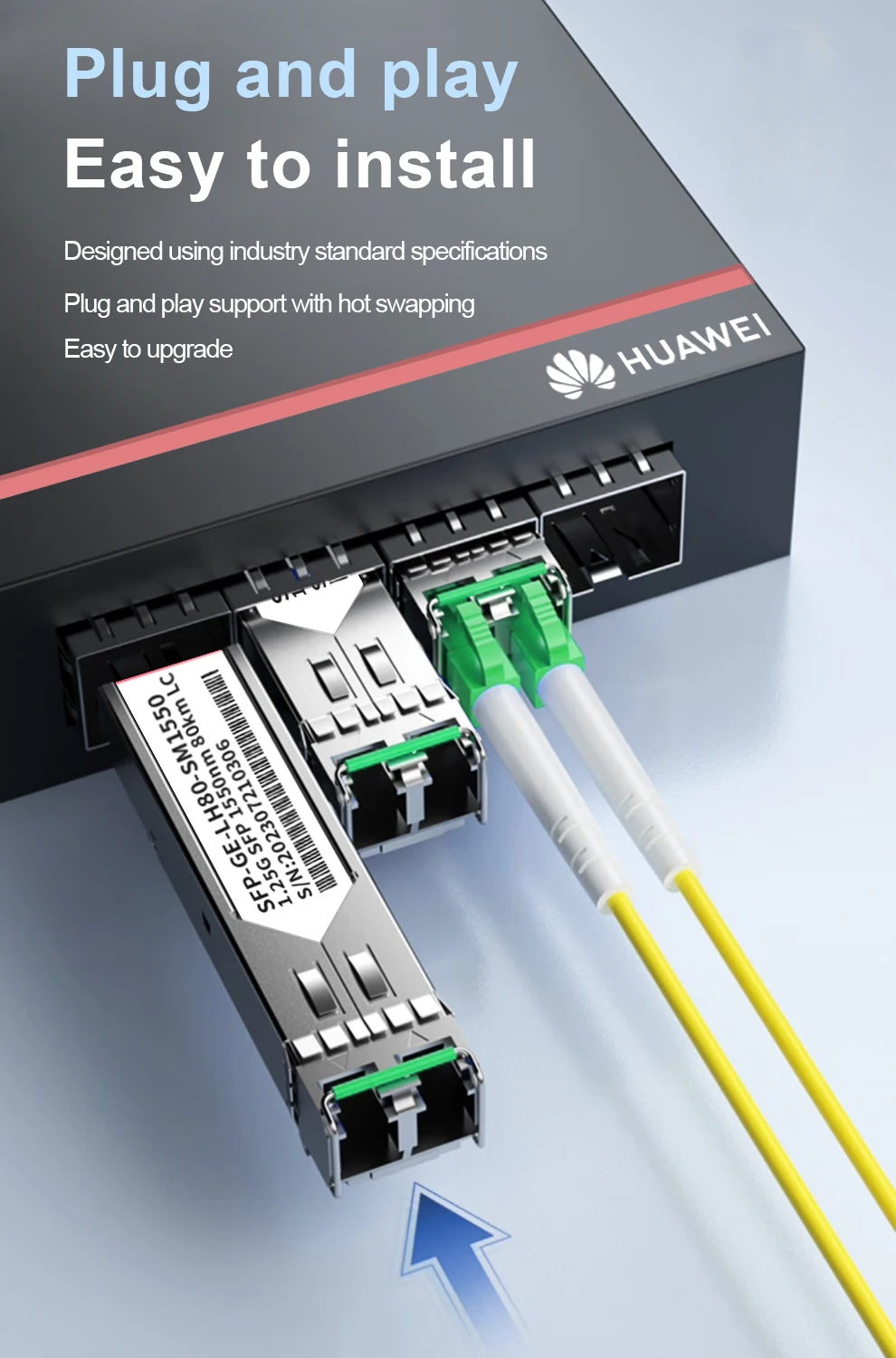 2.5G SFP 1310NM 15KM Optical Transceiver Optical Sfp Singlemode Dual ...